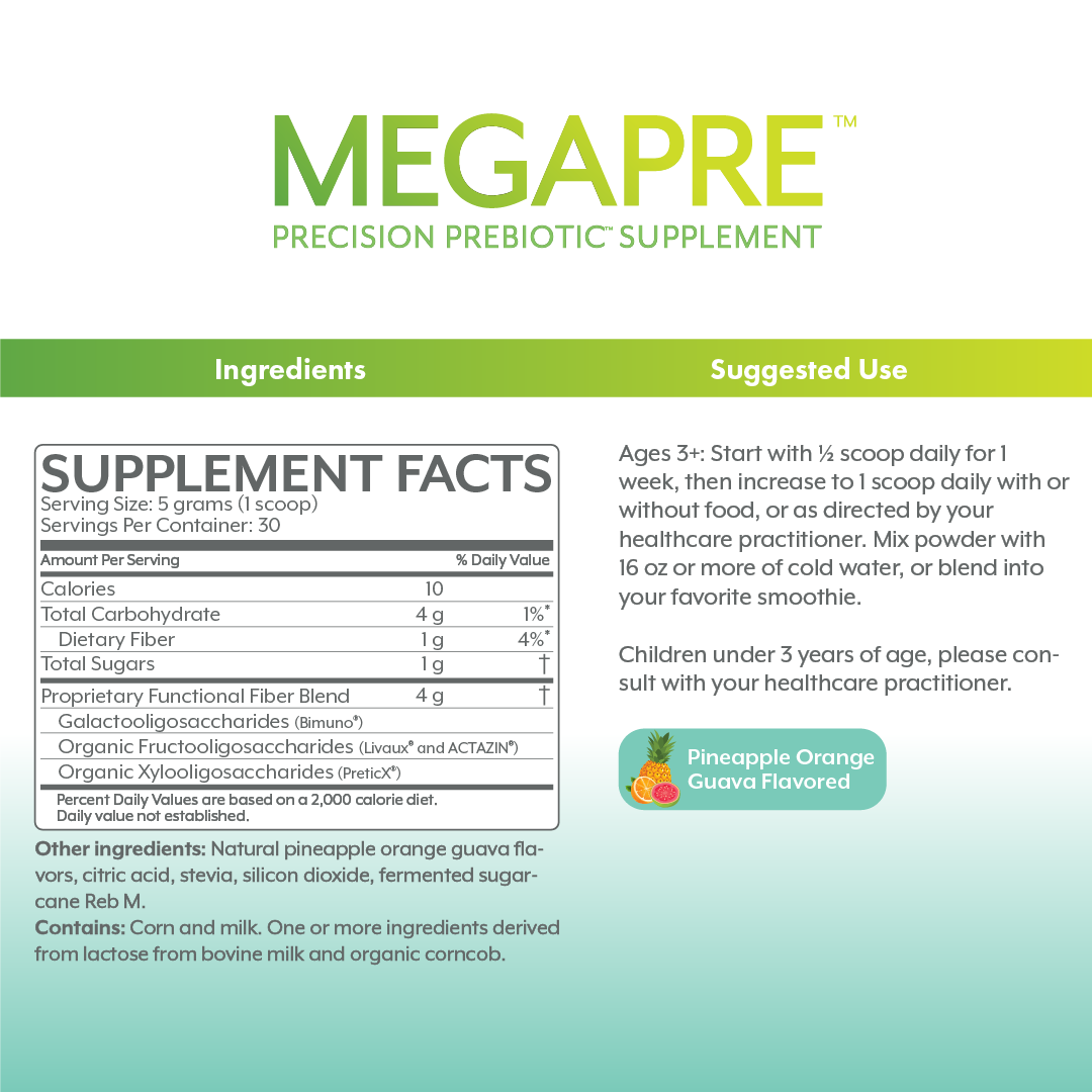 MegaPre Prebiotic Microbiome Labs Powder - Energy Healing Approach
