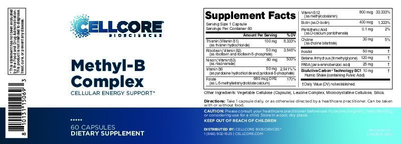 Methyl-B Complex by Cellcore - Energy Healing Approach